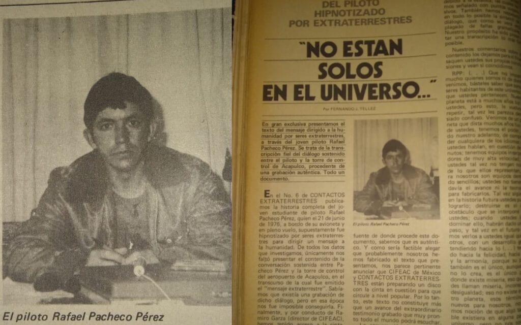 Rafael Pacheco, el piloto mexicano que recibió un mensaje extraterrestre en pleno vuelo (VÍDEO)
