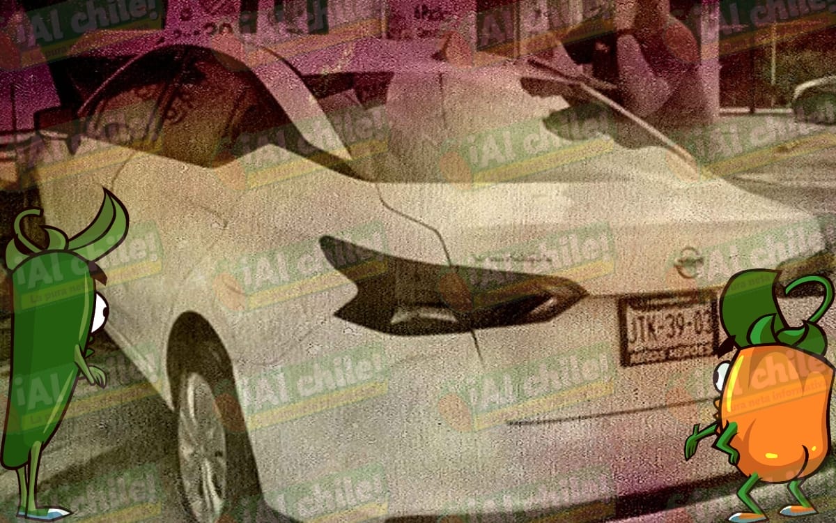 Intentó echarse en reversa pero se dio contra una tienda de la Mérida-Peto