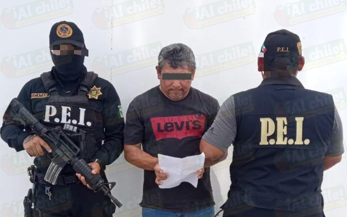 Yucatán. Hombre termina en el tambo tras haberse aprovechado de su hijastra