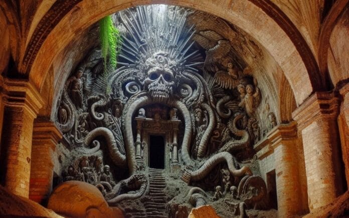 Descubren la presunta "entrada al inframundo" bajo una iglesia en ...