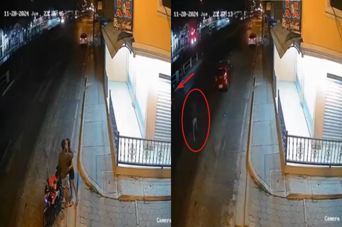 VIDEO. Por andar noviando: Le roban moto mientras se despedía de su novia