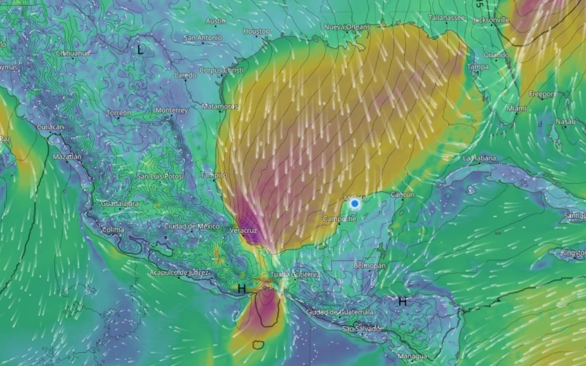 Clima en Yucatán: Frente Frío no. 14 “Juub” causará lluvias fuertes a ...