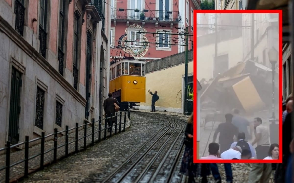 Tragedia en Lisboa: Descarrila el Elevador da Glória y deja muertos y ...